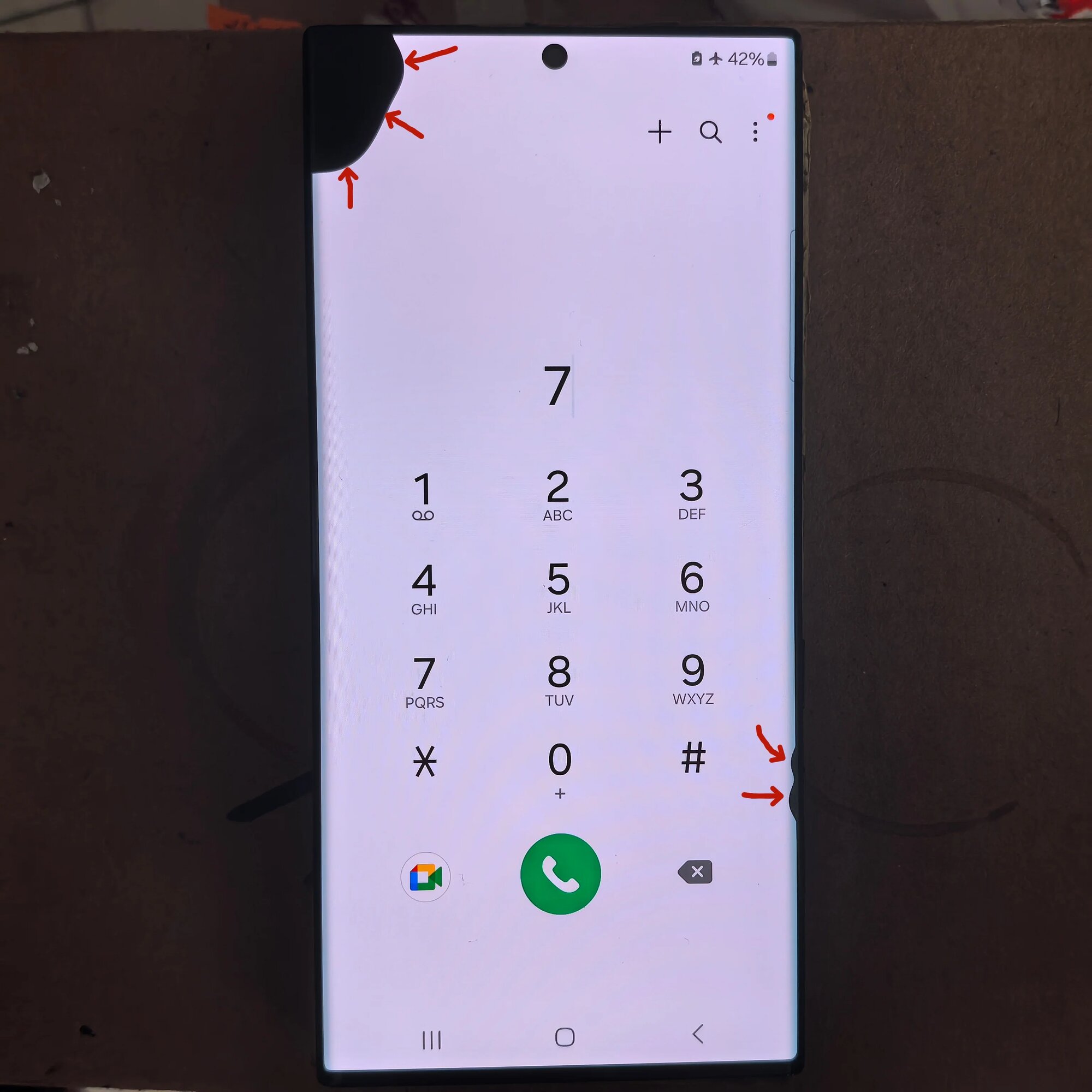 Супер Amoled с дефектами для Samsung Galaxy S22 Ultra 5G ЖК-дисплей SM-S908F S908U Замена 7 No frame