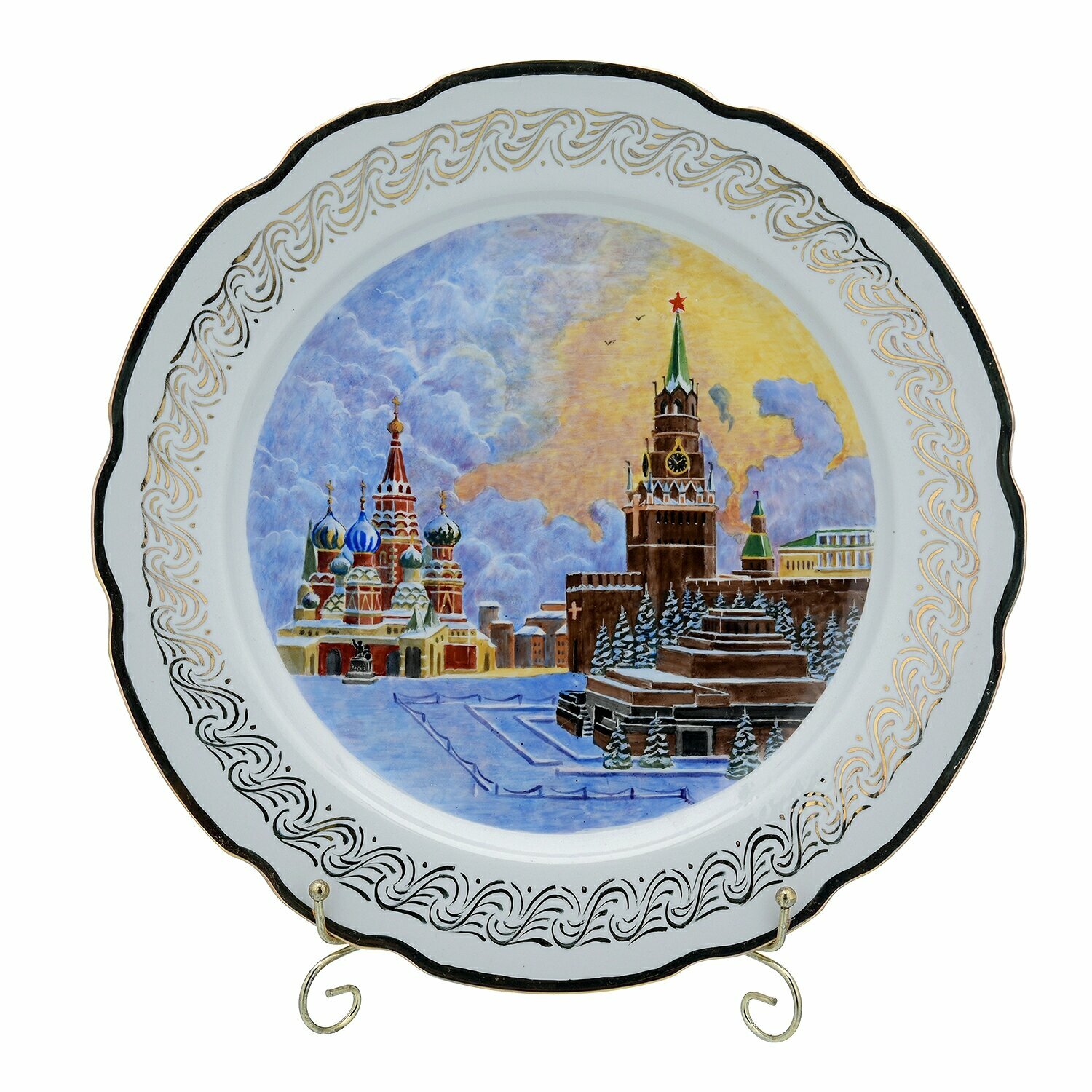 0055353 Сувенирная тарелка 36 см "Красная площадь"