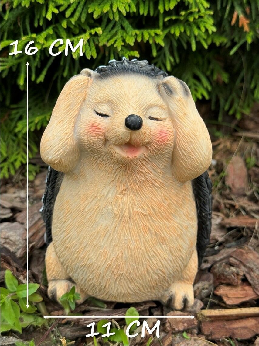 Фигурка садовая ежик для декора дачи огорода