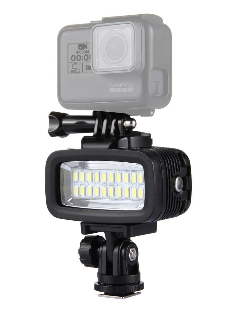 Подводный светодиодный фонарь светодиоды 40м водонепроницаемый IPX8 для GoPro HERO13 12, Insta360 X5 X4 X3