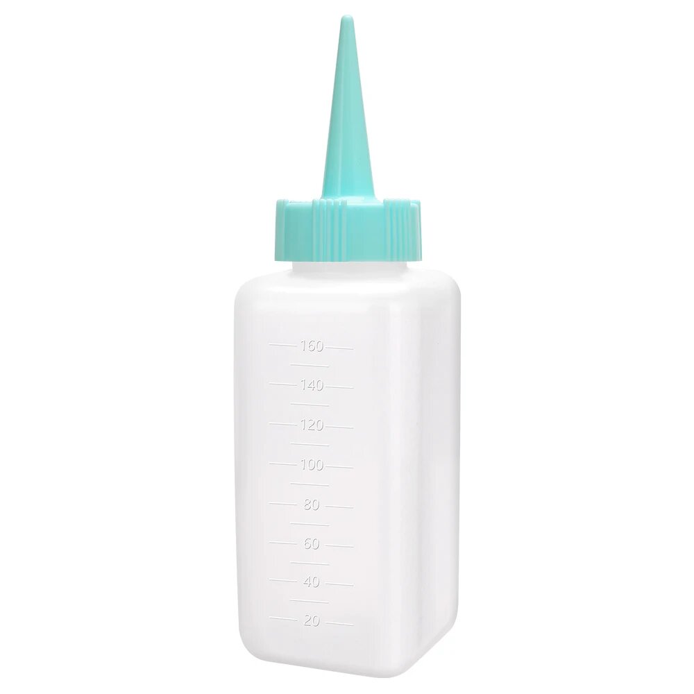 160/200 мл бутылочка с игольчатым носом, краска для волос, пластиковая многоразовая бутылка, градуированная шкала, дозатор жидкости, инструменты для парикмахера