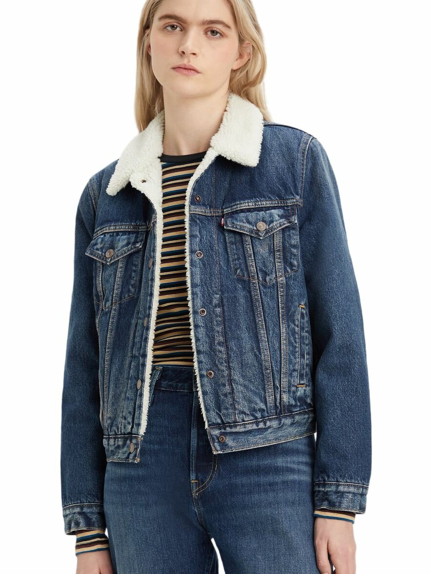 Куртка джинсовая Women Original Sherpa Trucker Jacket
