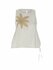 Топ KAOS Palm-embroidered drawstring top, размер 48, white
