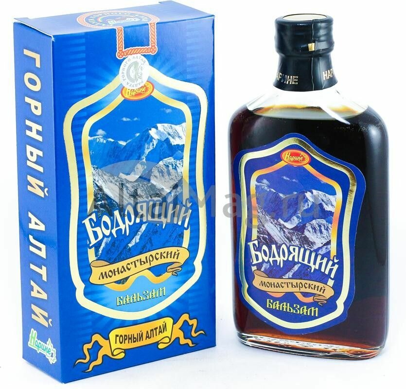 Питьевой бальзам Нарине Монастырский бодрящий 250 мл, на травах, безалкогольный