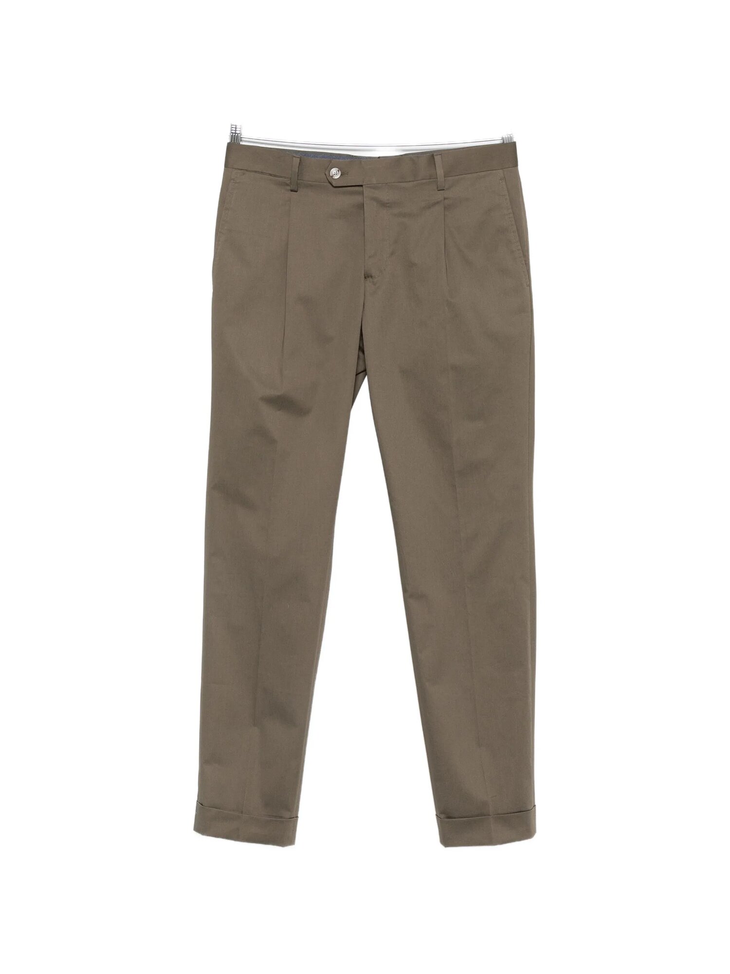 Брюки Pleated turn-up trousers