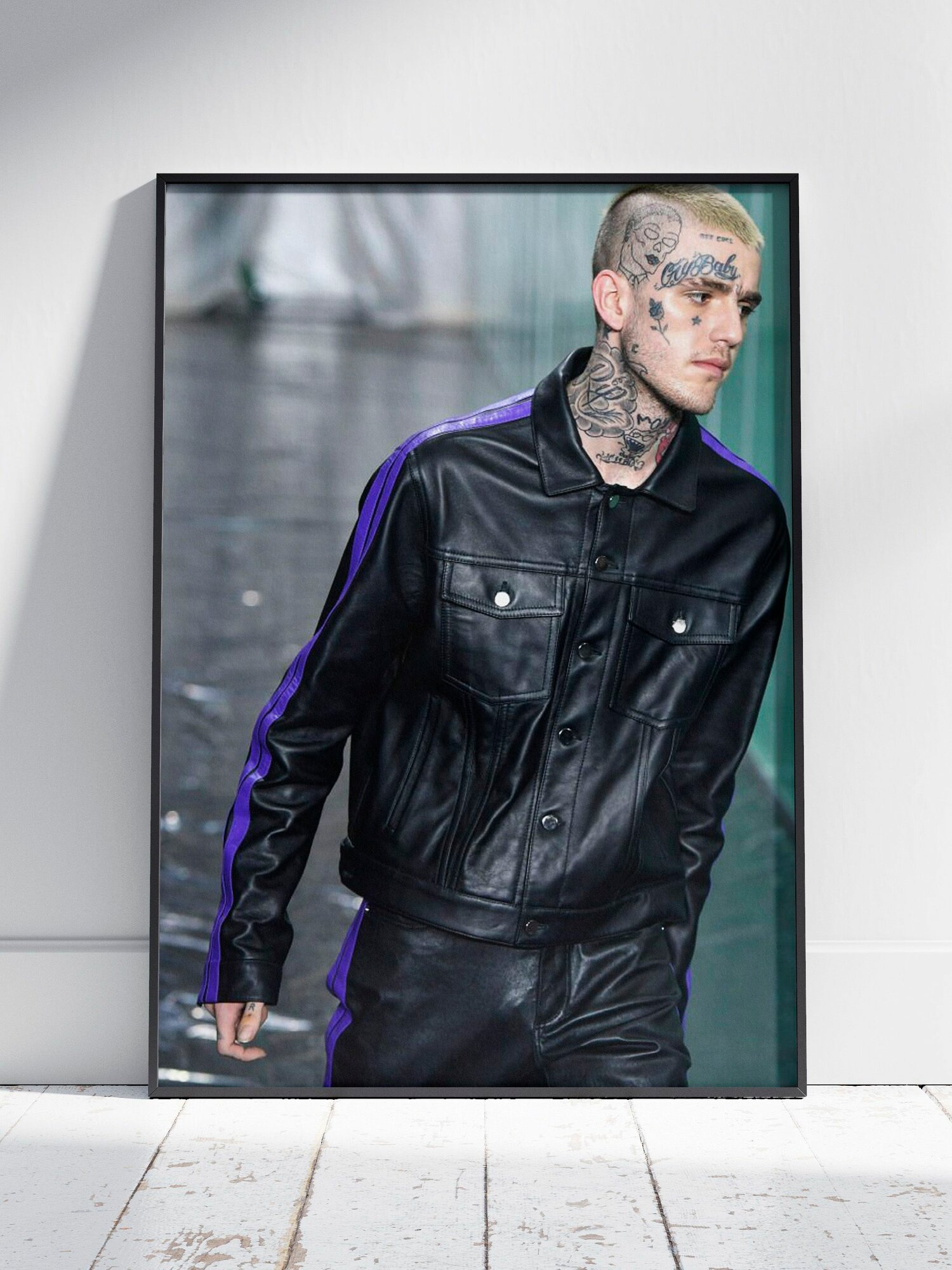Плакат на стену для интерьера Lil Peep (Лил Пип 50) - Постер по музыке и артисту формата A4 (21x30 см)