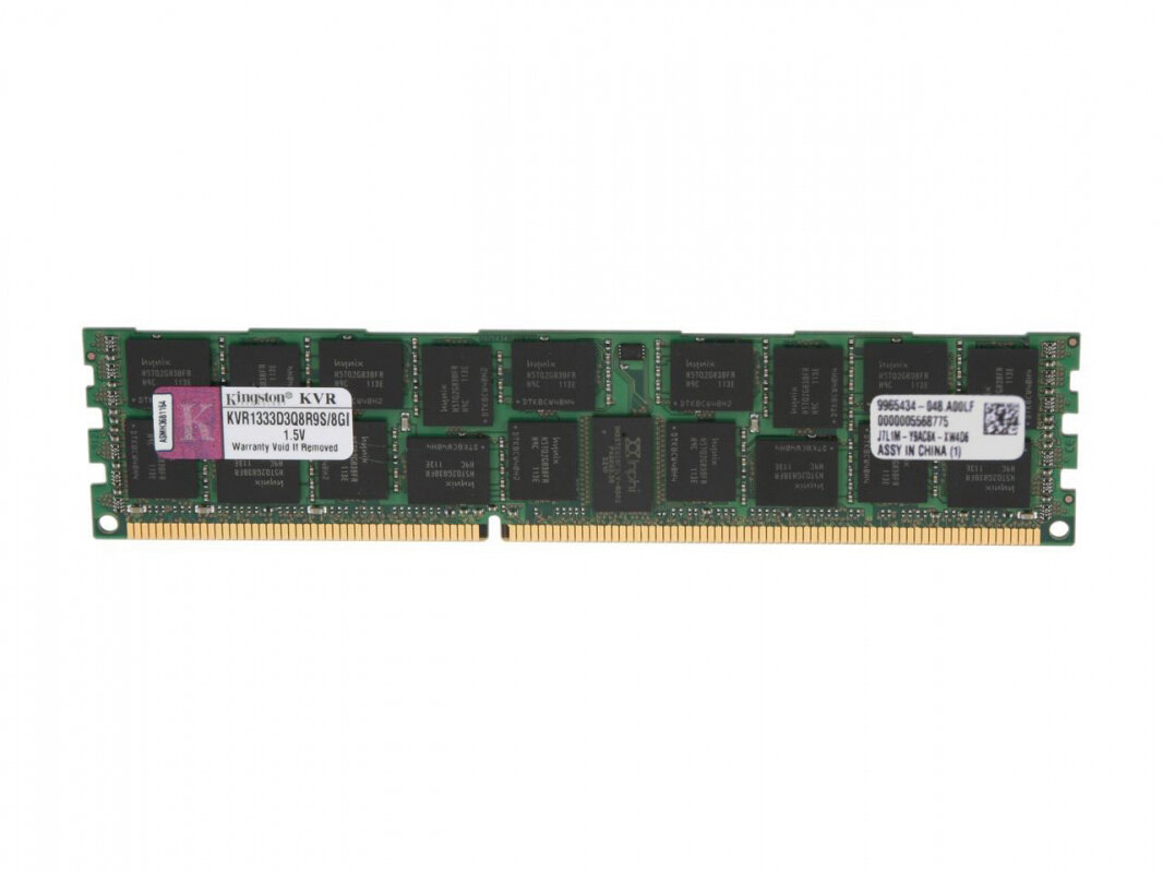 Оперативная память Kingston KVR1333D3Q8R9S/8GI DDRIII 8Gb