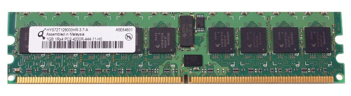 Оперативная память Qimonda HYS72T128000HR-3.7-A DDRII 1Gb
