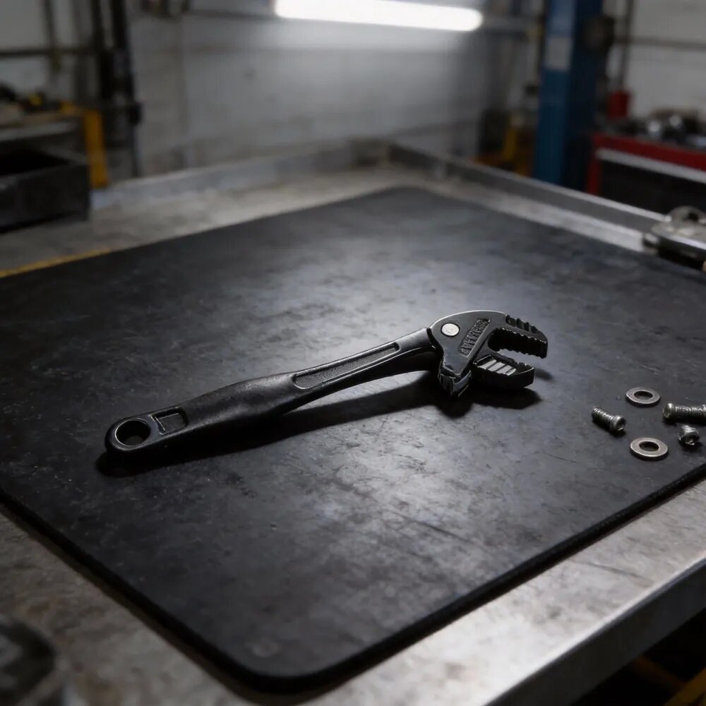 Для самоблокирующегося разводного ключа: Эргономичный, противоскользящий, многоразмерный!