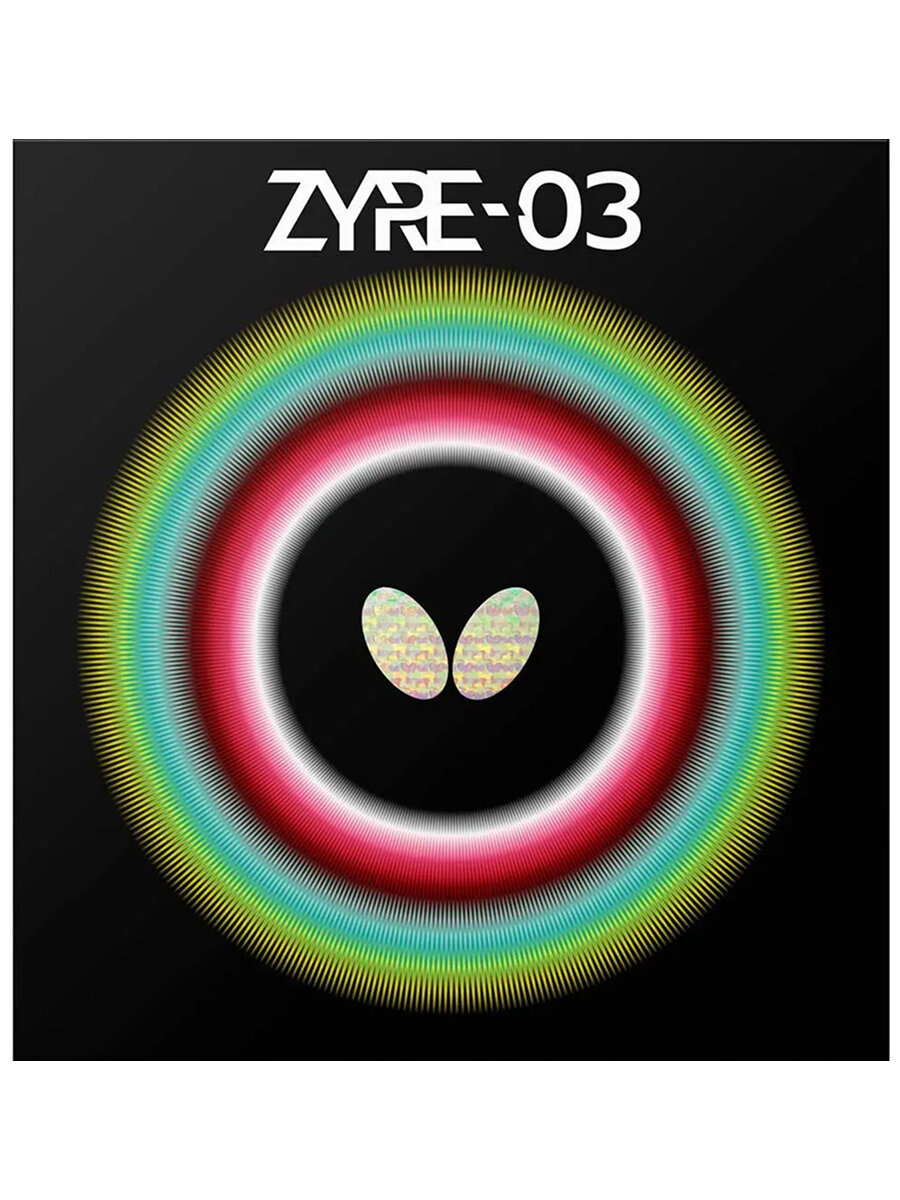 Накладка для настольного тенниса Butterfly Zyre 03, Red, толщина 2.7