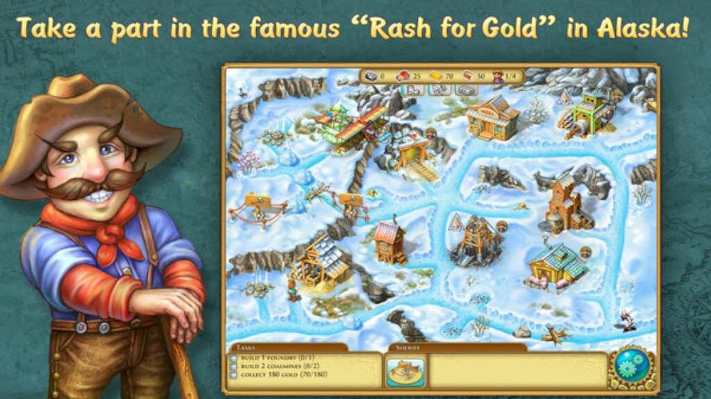 Rush for gold: Alaska Steam Ключ • Активация Steam • регион Весь мир