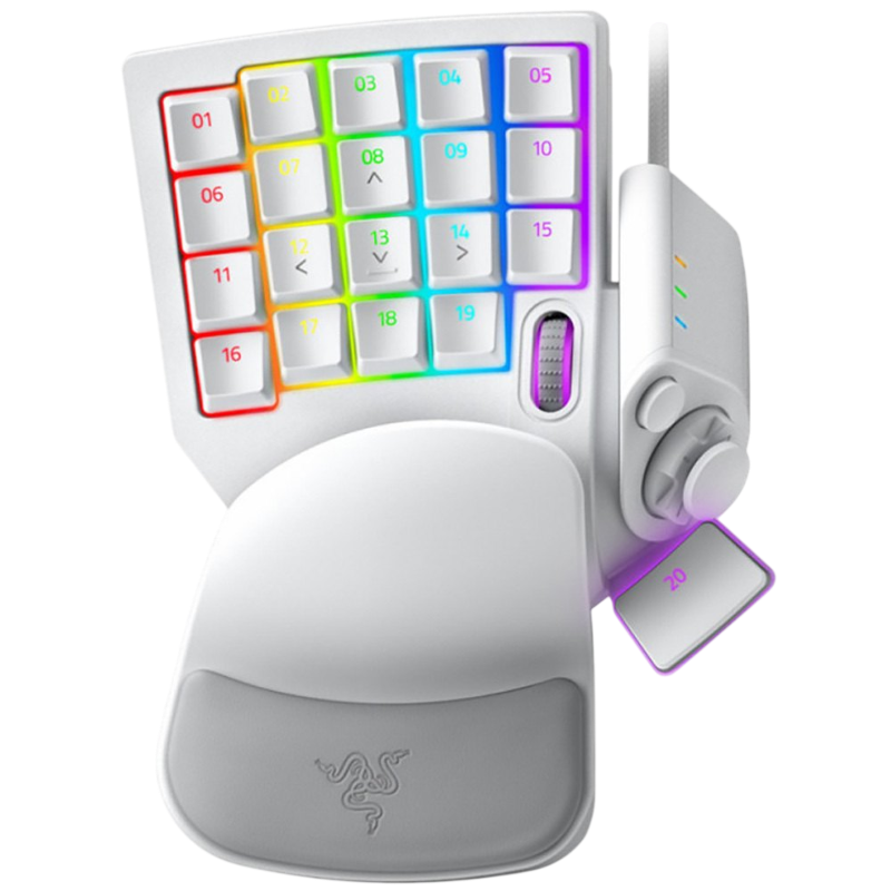 Игровой кейпад Razer Tartarus Pro Mercury/ Razer Tartarus Pro – Analog Optical Gaming Keypad Mercury