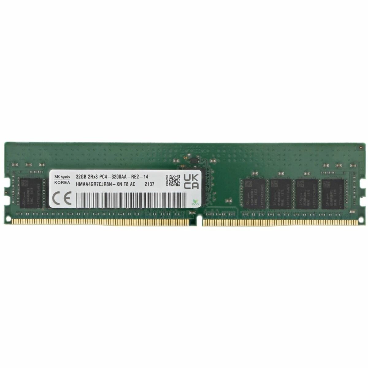 Память серверная DDR4 32GB 3200MHz PC4-25600 ECC REG 2RX8 Hynix HMAA4GR7CJR8N-XN