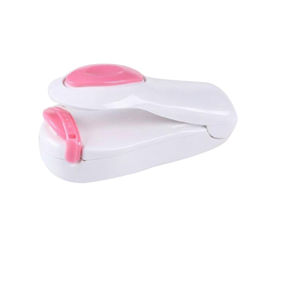 Портативный бытовой аппарат для запайки пластиковых пакетов, портативный ручной термозапайщик (белый)