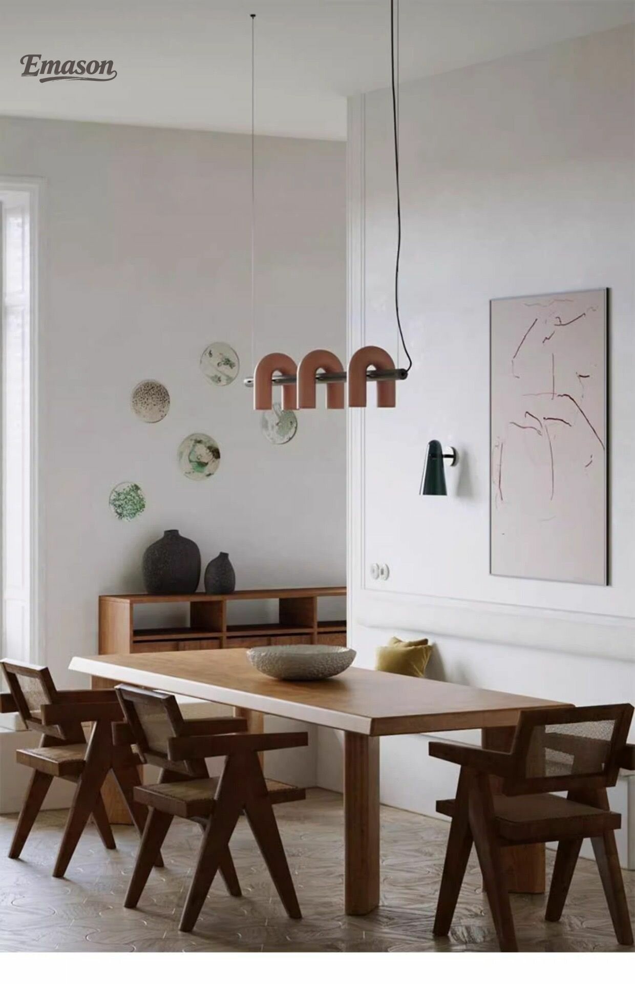 Подвесная люстра для столовой Cassina, длинная, креативный дизайн, современный стиль Синий