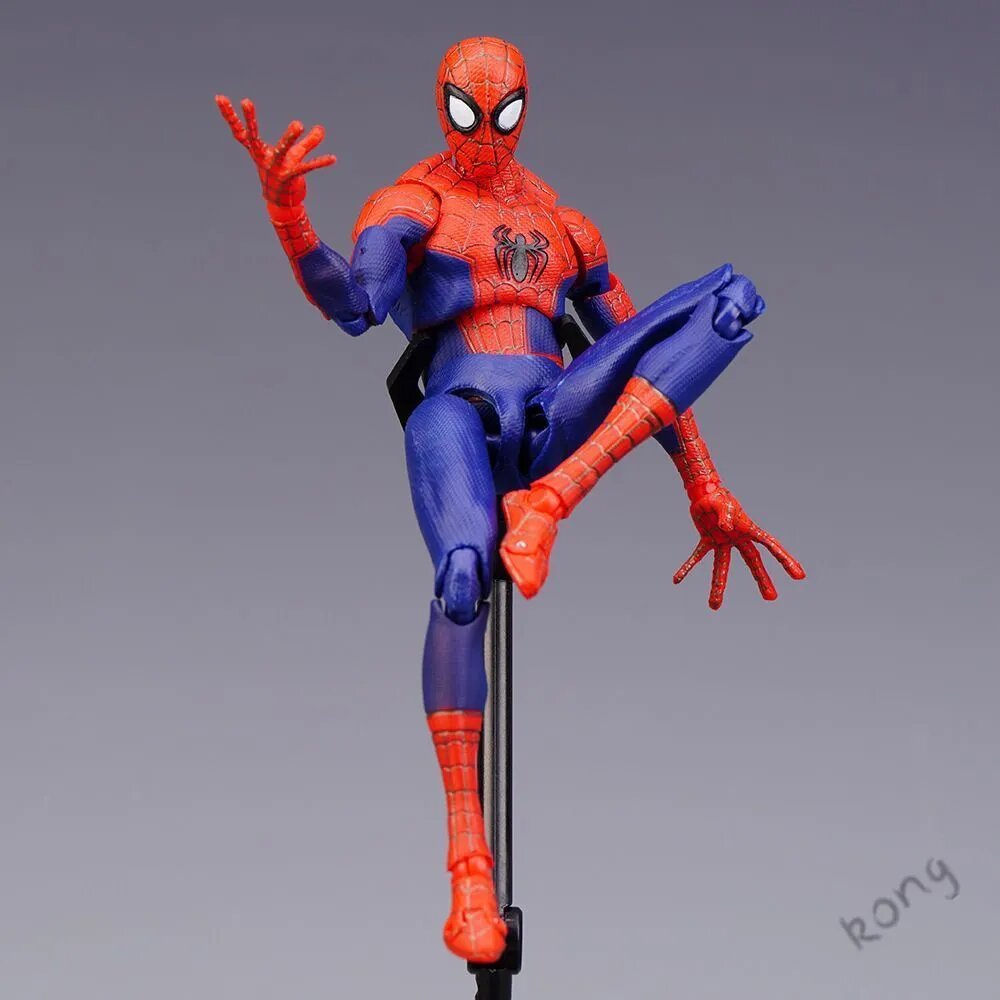 Фигурка Человек Паук через вселенные Питер Паркер / Spider Man Into the Spider Verse Peter Parker (16см)cm