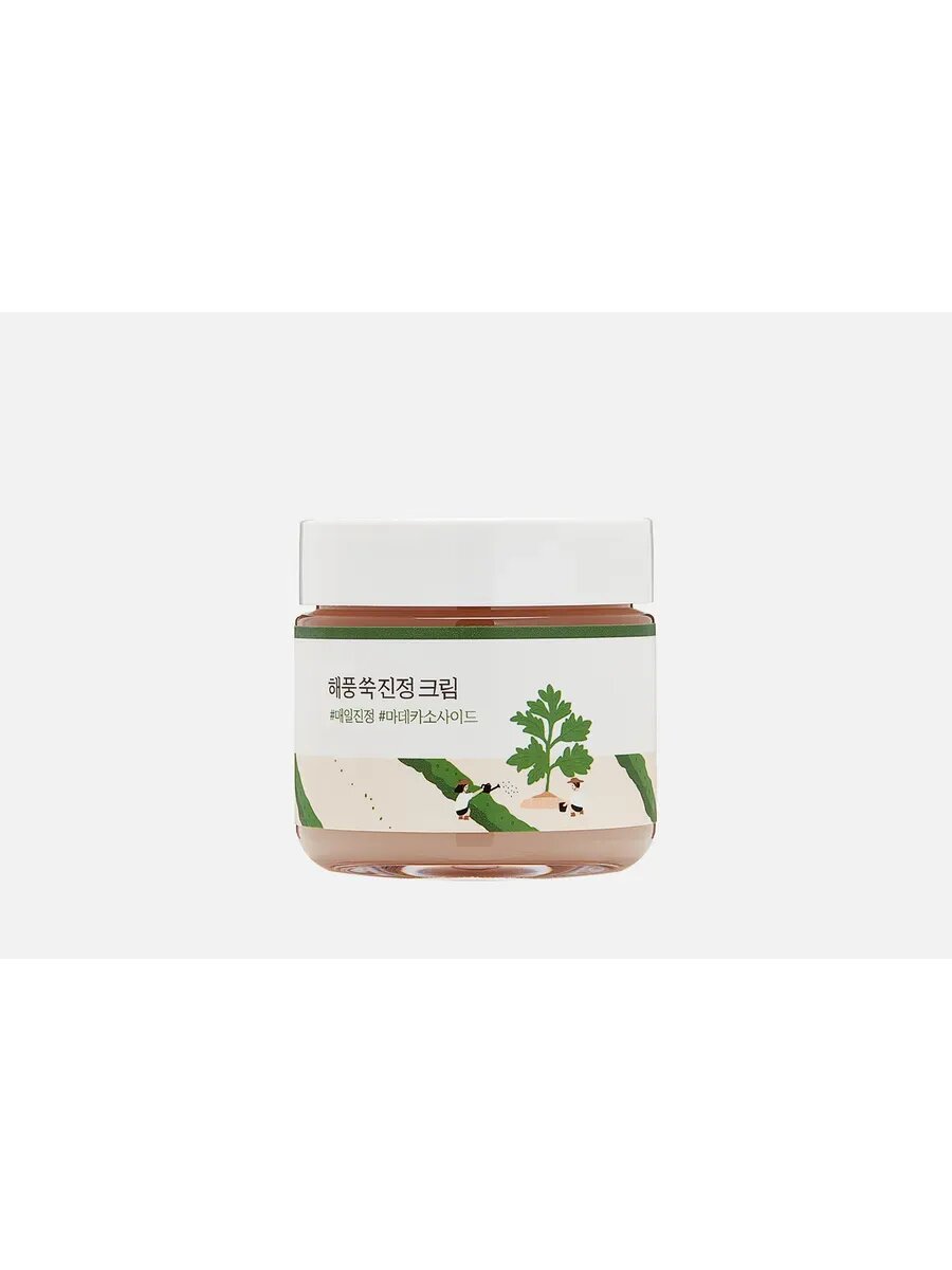 ROUND LAB Mugwort calming cream Успокаивающий крем дл 80мл