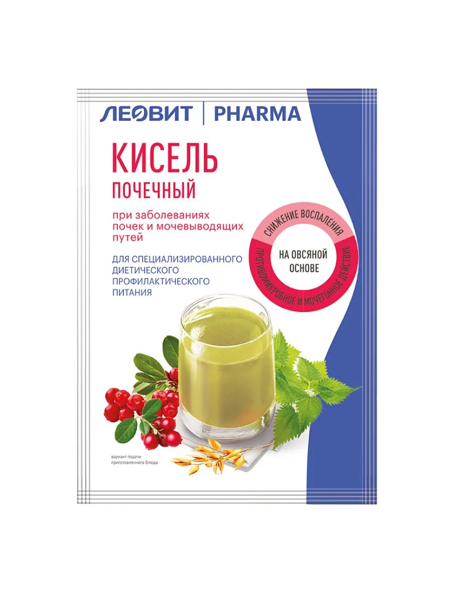 Леовит PHARMA Кисель почечный при заболеваниях почек и мочев