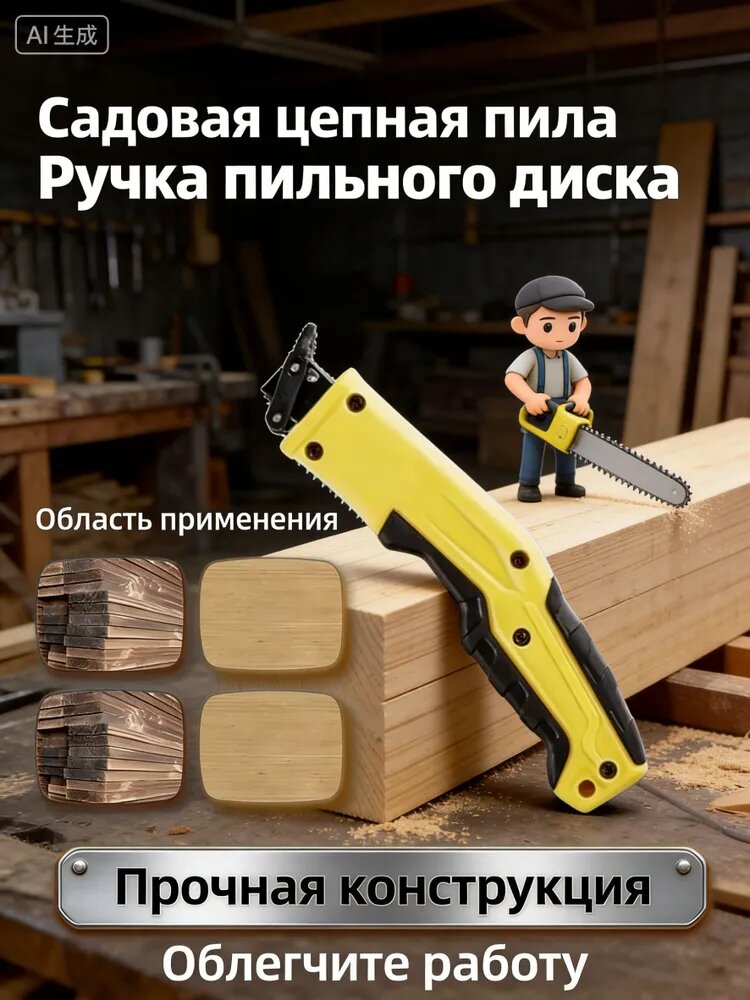 Универсальная садовая пильная рама, ручная пила-рама для обрезки веток, дерева и кустов, прочная конструкция для садовых работ