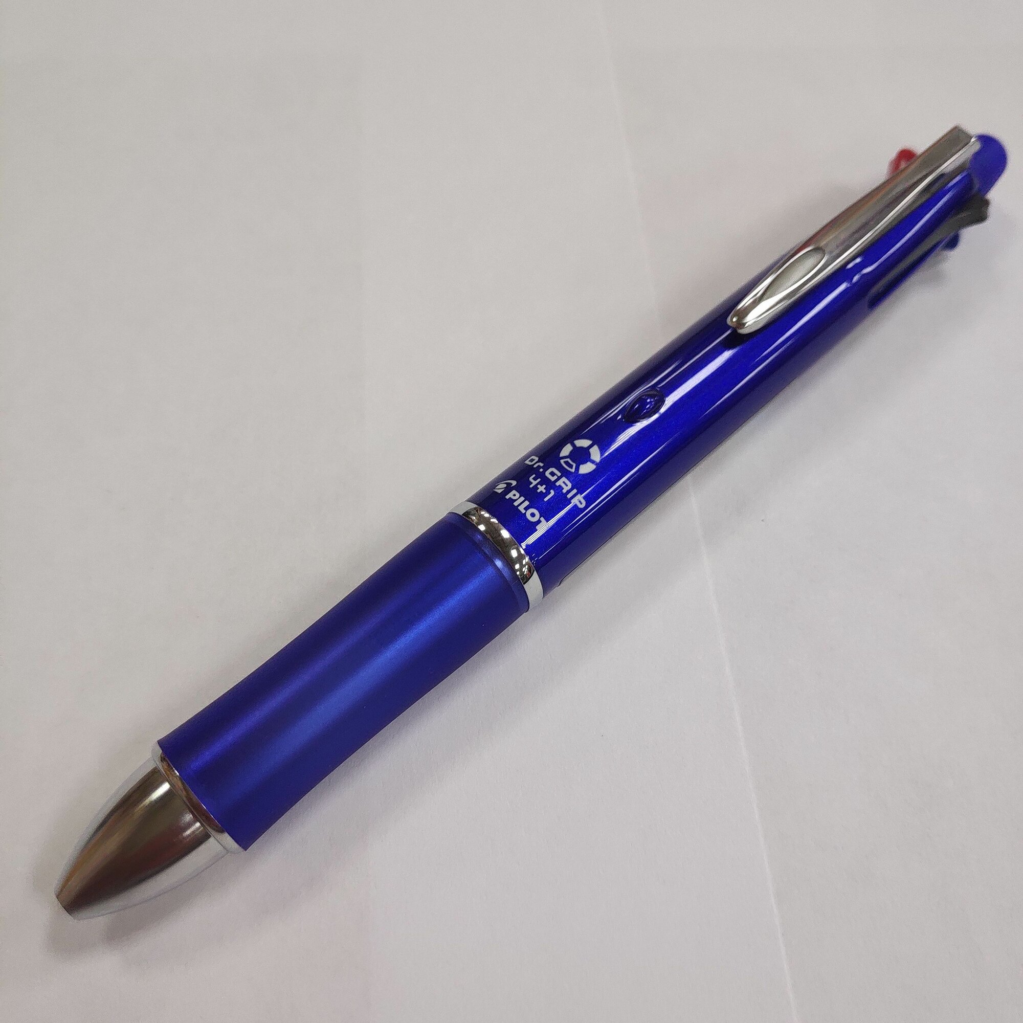 Многофункциональная ручка PILOT "Dr. Grip 4+1" новый синий.