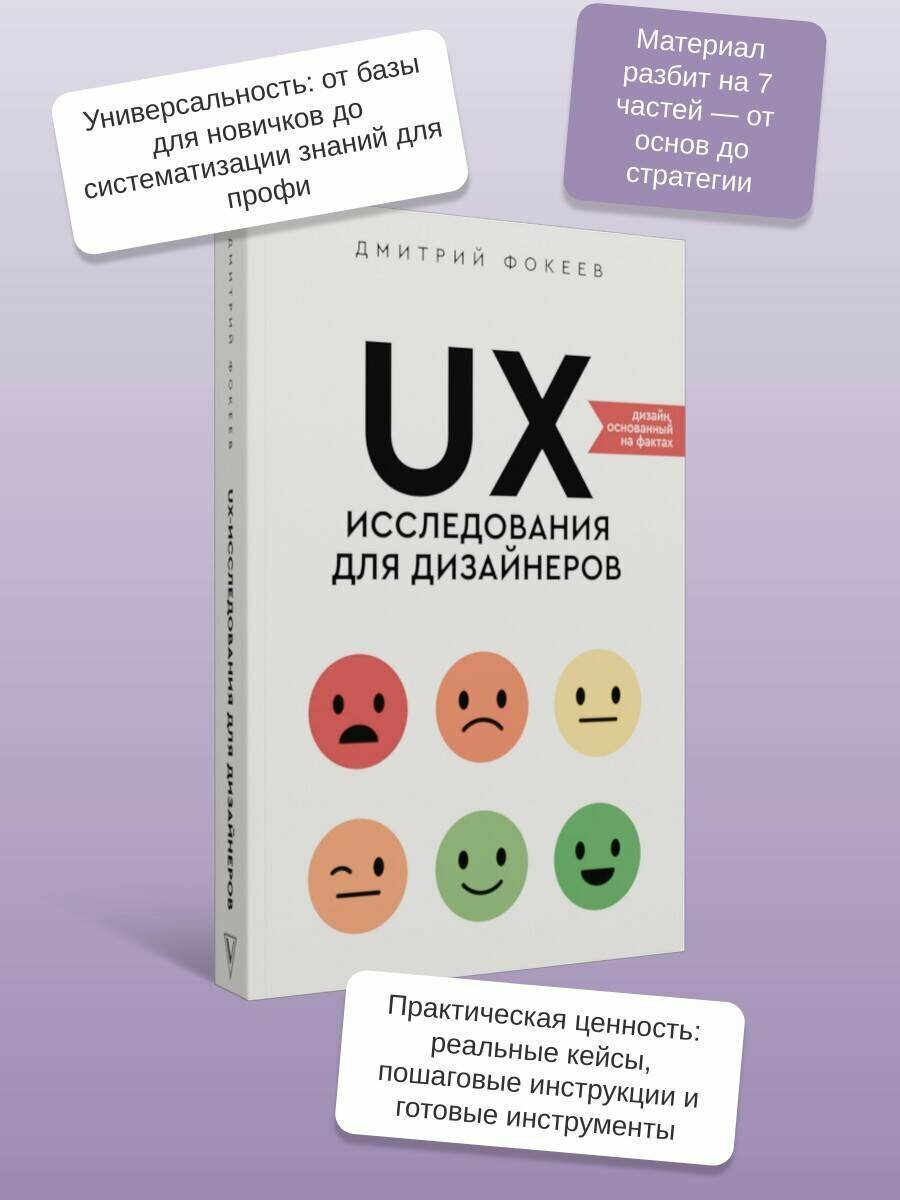 UX-исследования для дизайнеров. Дизайн основанный на фактах Дмитрий Фокеев