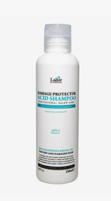 La'dor Шампунь для волос с аргановым маслом Damaged Protector Acid Shampoo 150 мл