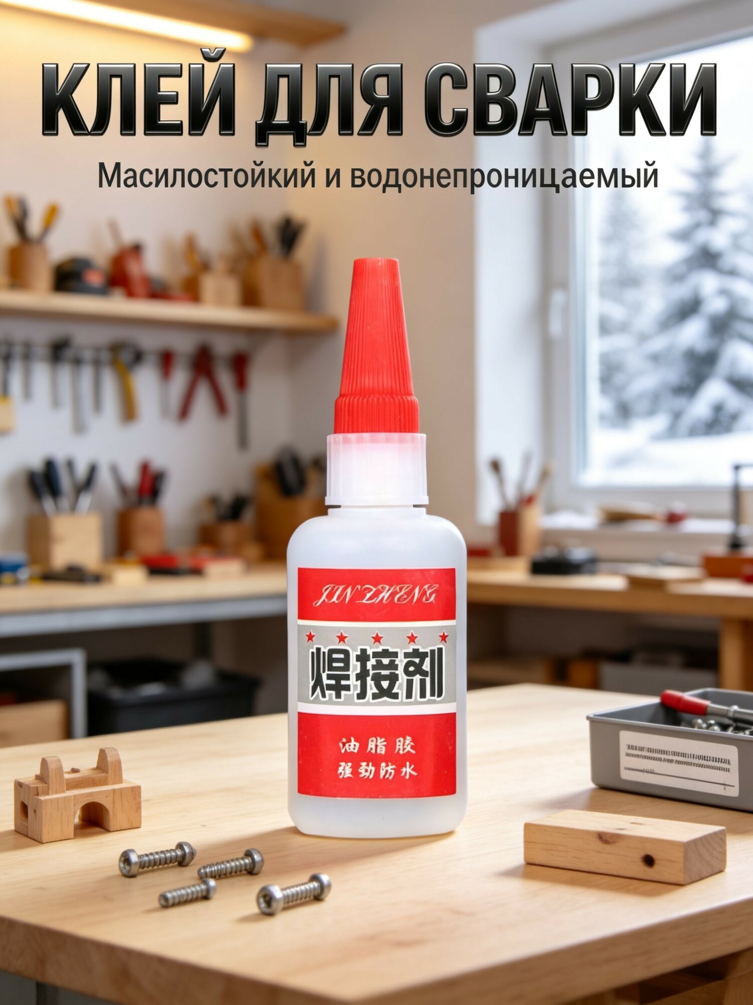 Ремонтный клей для шин, универсальное средство для камерных и бескамерных шин и бытового ремонта на керамике, металле, нефрите, резине, дереве и пластике