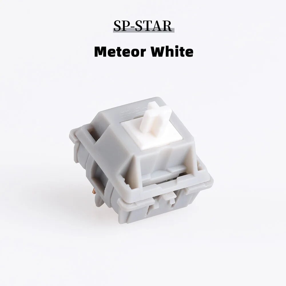 Переключатель SP-Star Метеор Белый 57g 5pin 10PCS