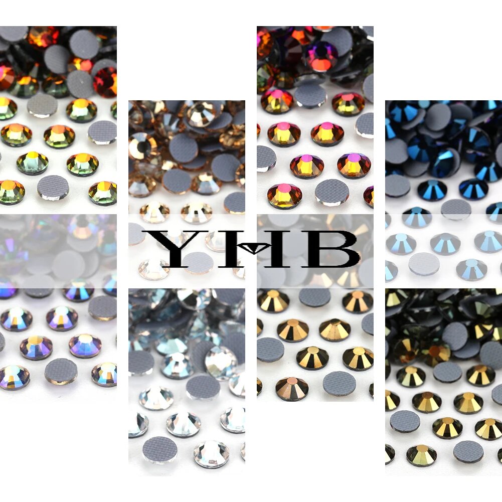 Кристаллы YHB для декора 2.4mm SS8 1440pcs, 204 Moonlight — фото 1
