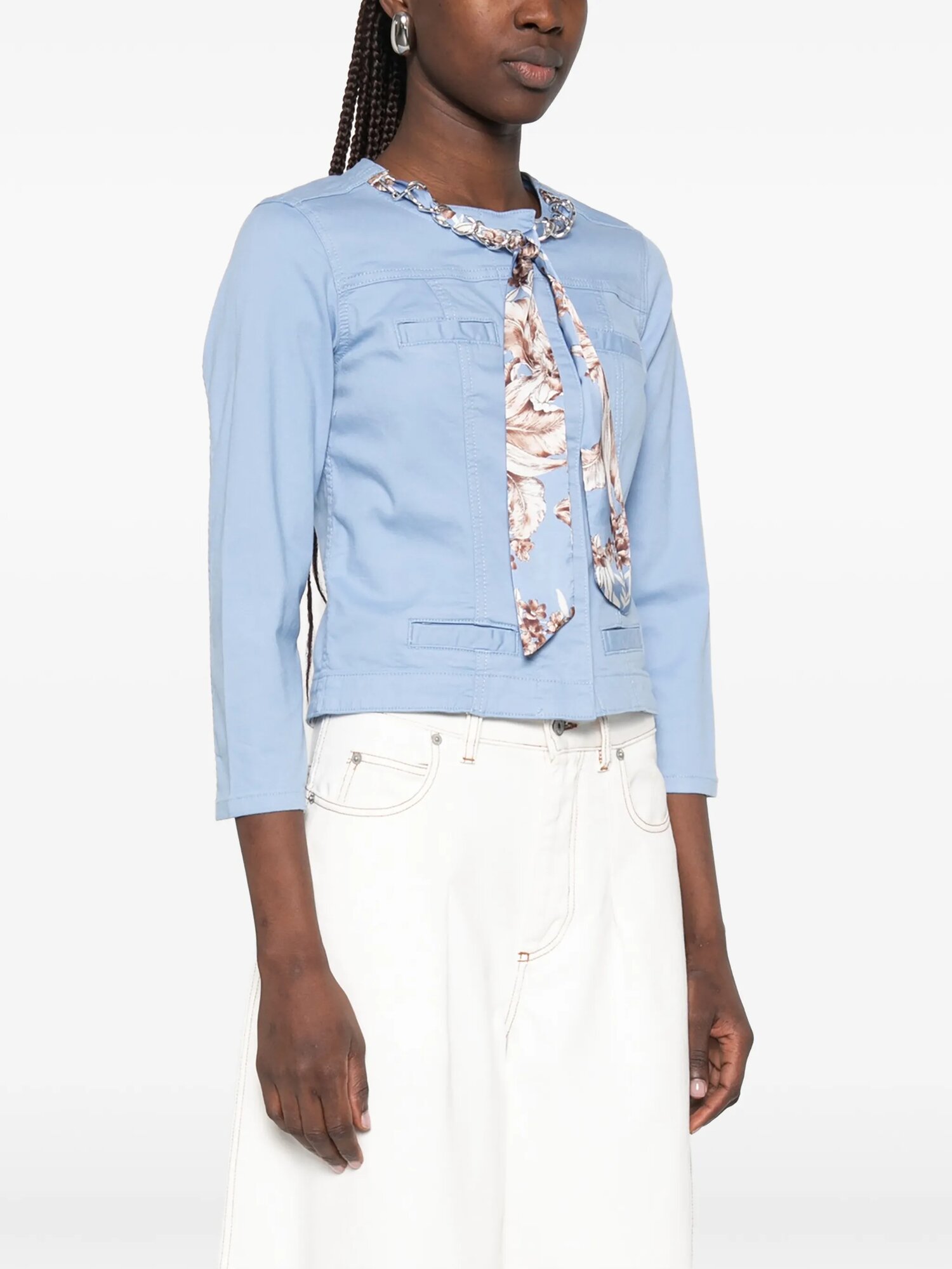 Куртка LIU JO Floral chain jacket, размер 44 — фото 1