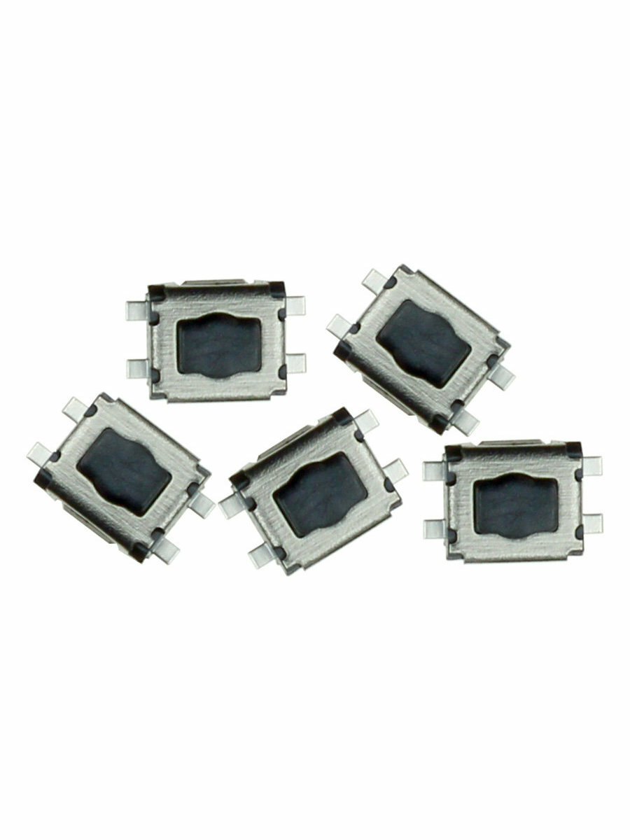 Тактовая кнопка 3*4 h1,8мм 5шт 4pin SMD