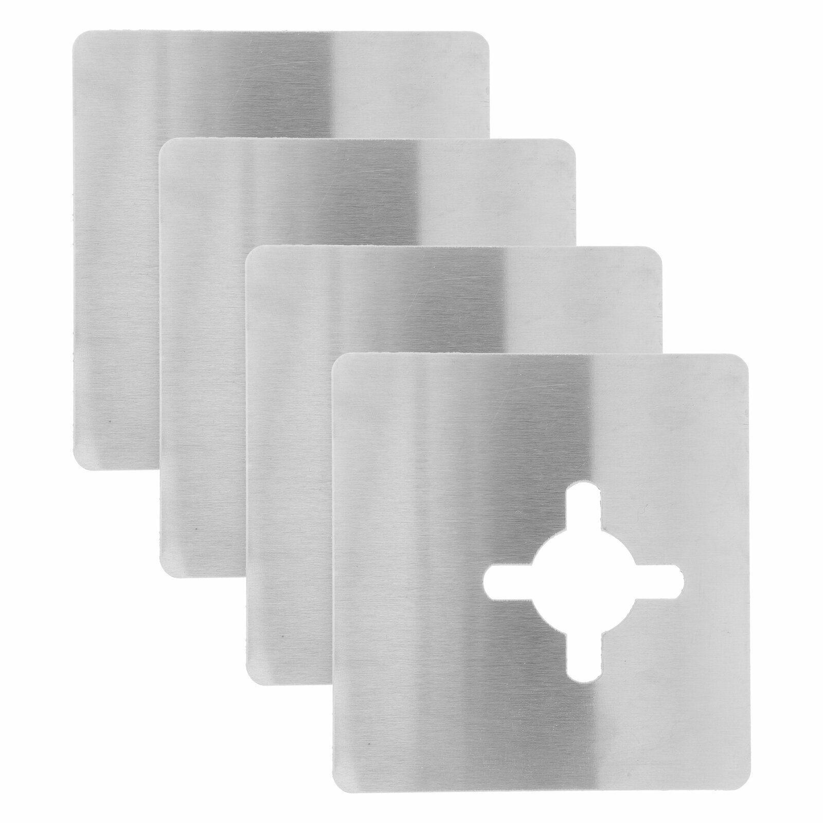 Усиливающая пластина для двери, ремонтный комплект для крепления дверной ручки/защелки, ремонтный инструмент для дверного замка из нержавеющей стали, комплект усиления (2 упаковки) (отдельные ремонтные детали для дверного замка (2 штуки в упаковке))