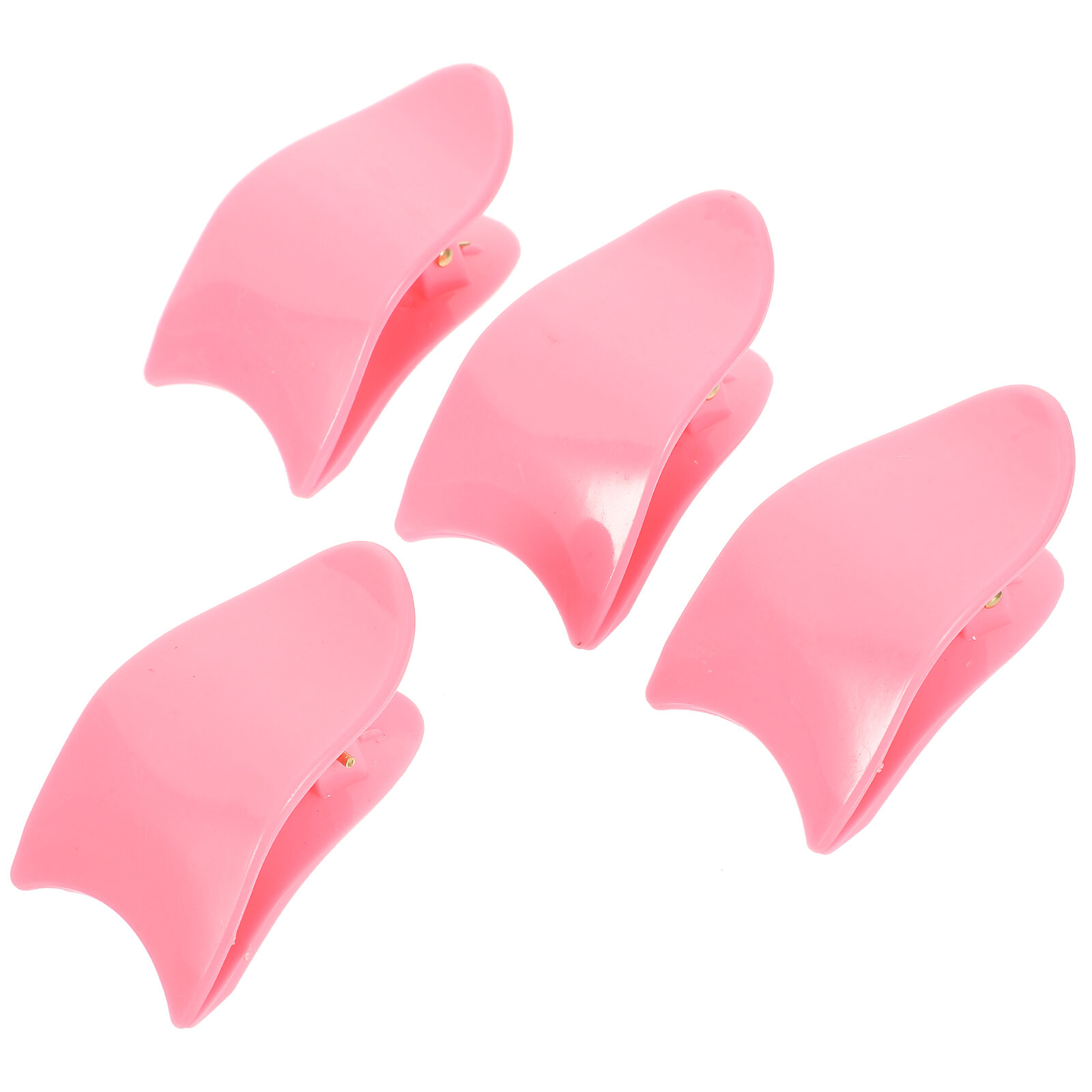 Инструмент для наращивания накладных ресниц, щипцы для завивки ресниц, 4 штуки (розовые)
