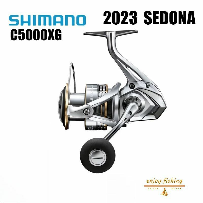 SHIMANO 2023 Sedona C5000XG безынерционная 6.2:1 3+1 подшипника Катушка