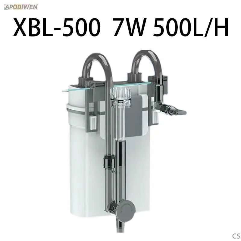 Настенный фильтр, SUNSUN XBL-500 7W 500Л/ч, вход для воды с обезжиривающей пленкой