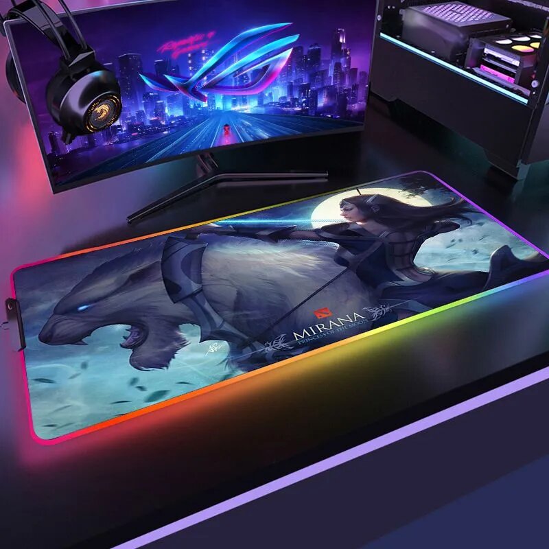 Dota 2 Коврик для мышки, XXL, зеркальный
