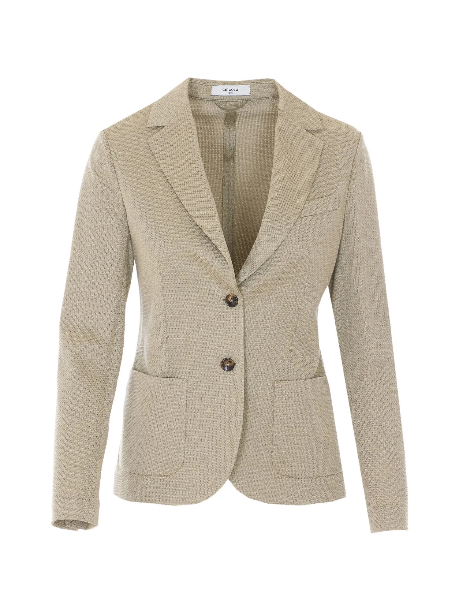 Куртка Single-breasted patch-pocket jacket