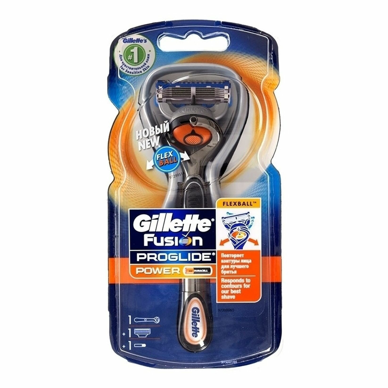 Бритвенный станок Gillette Fusion5 ProGlide Power со сменно