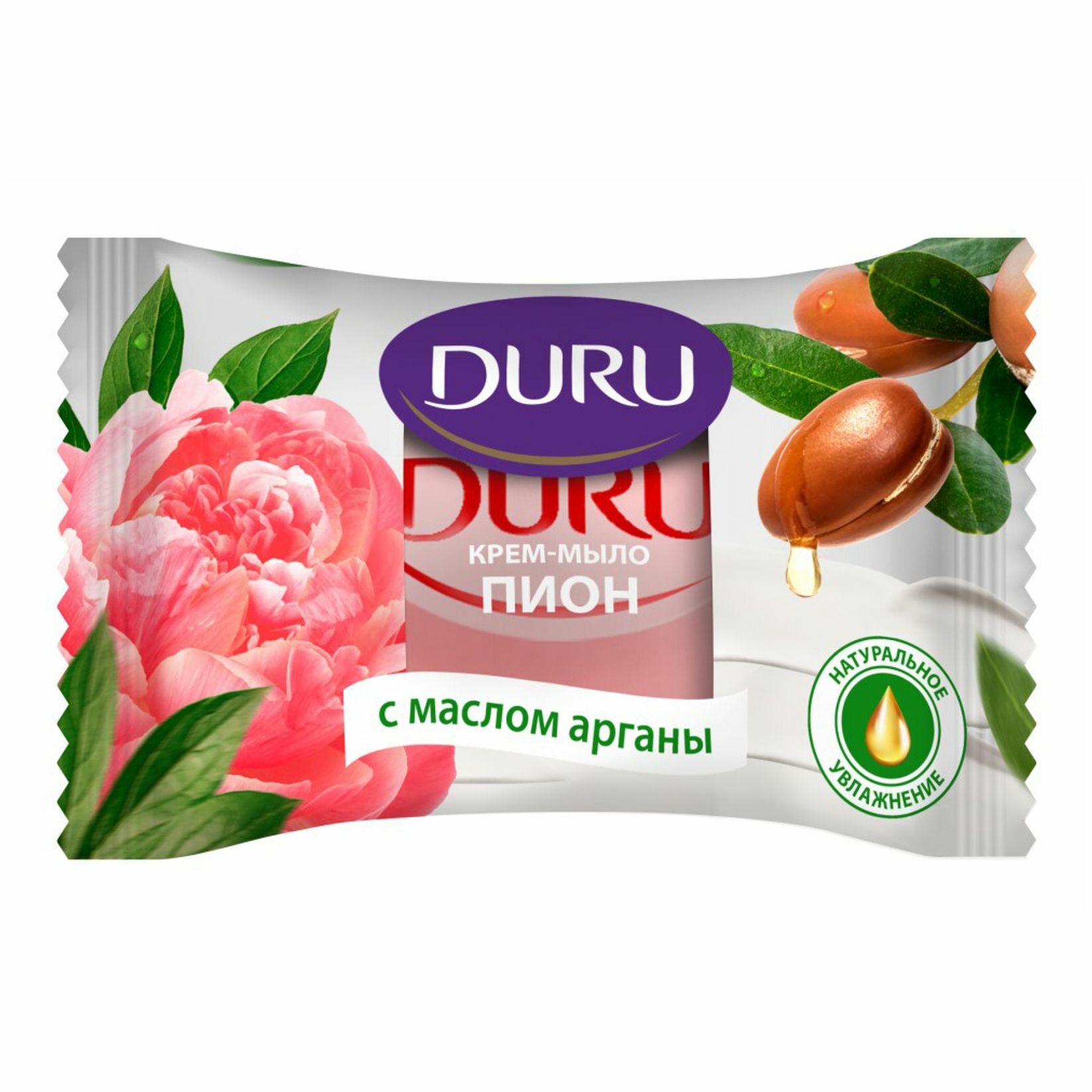 Туалетное крем-мыло Duru Пион с маслом арганы 80 г