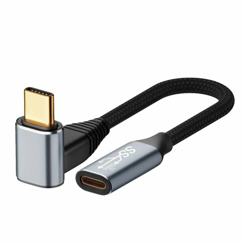 Сетевой кабель питания, 0.5 м, черный матовый