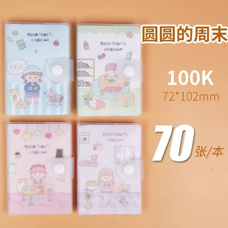 Мини-блокнот Kawaii, 100K, 72*102mm, Цвет: 1