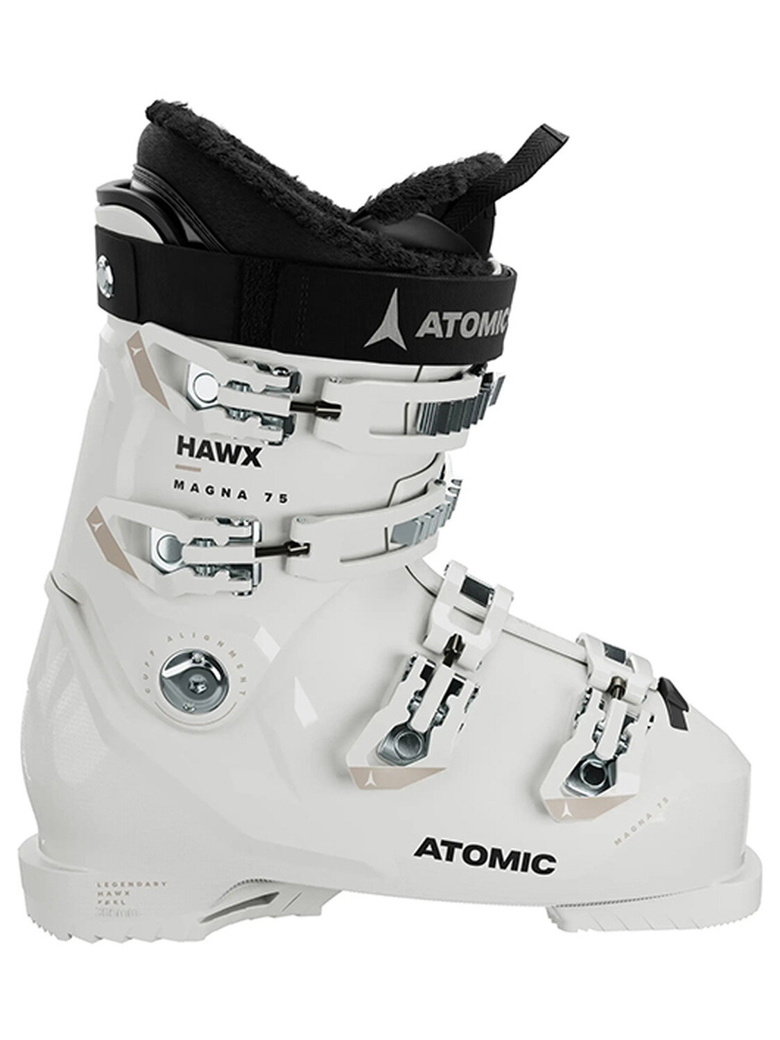 Горнолыжные ботинки Atomic Hawx Magna 75 W White Black 24/25 , для женщин , белый
