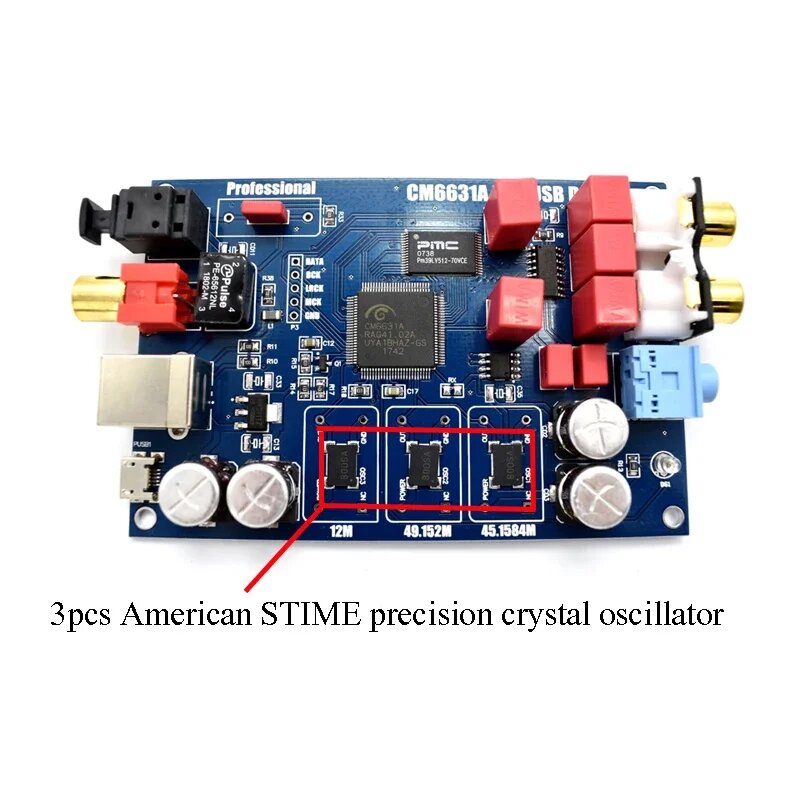 LUSYA C-CM6631A Мини DAC, Цвет: upgrade to sitime