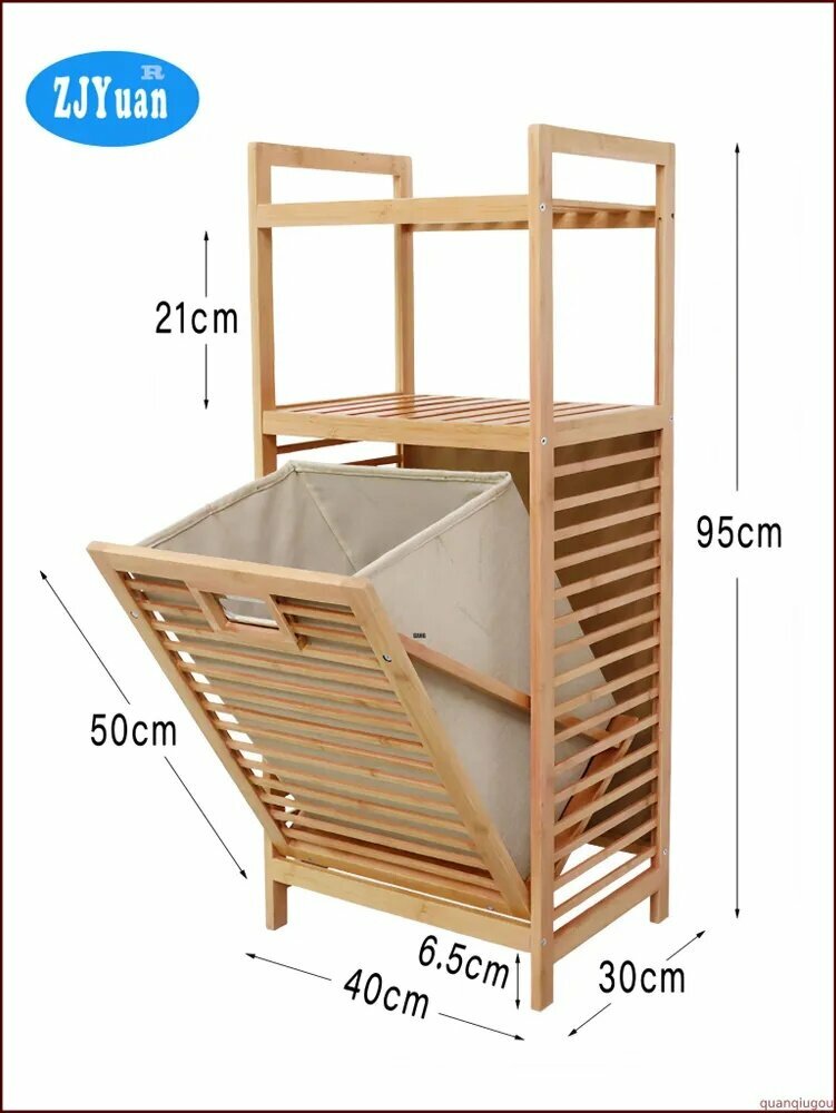 Стеллаж для ванной, 40.2х30.2х95.2 см