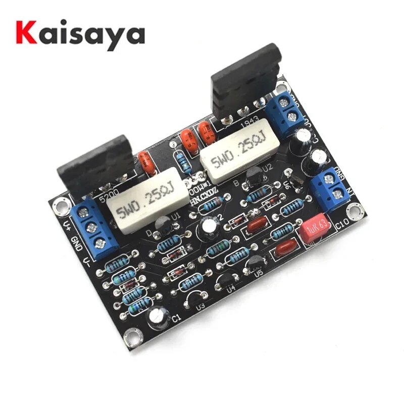 Моно аудиоусилитель Kaisaya 2SC5200+2SA1943, 100W