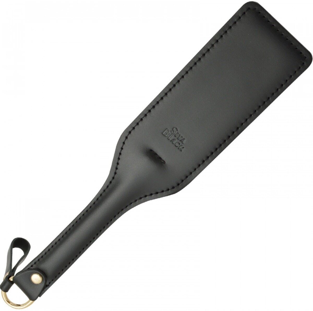 Шлепалка SITABELLA SitaBlack, кожа, натуральная, черная, 30 см