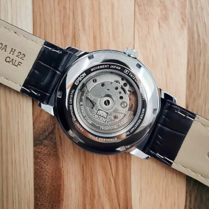 Наручные часы ORIENT Automatic, синий, серебряный, черный — фото 1