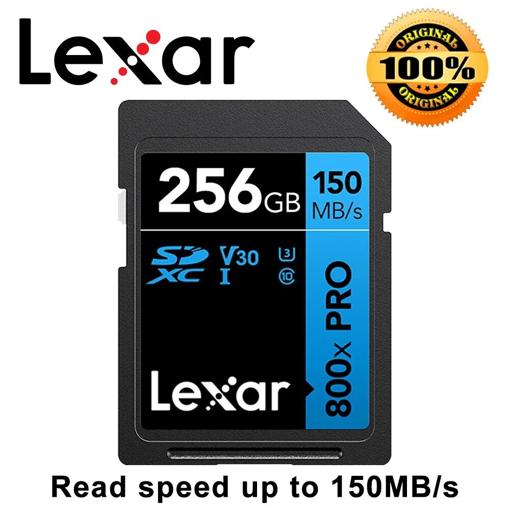 Lexar 256GB 800x PRO SDXC UHS-II V30