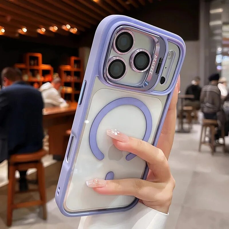 Чехол для iPhone 16 Pro Max Light Purple с MagSafe