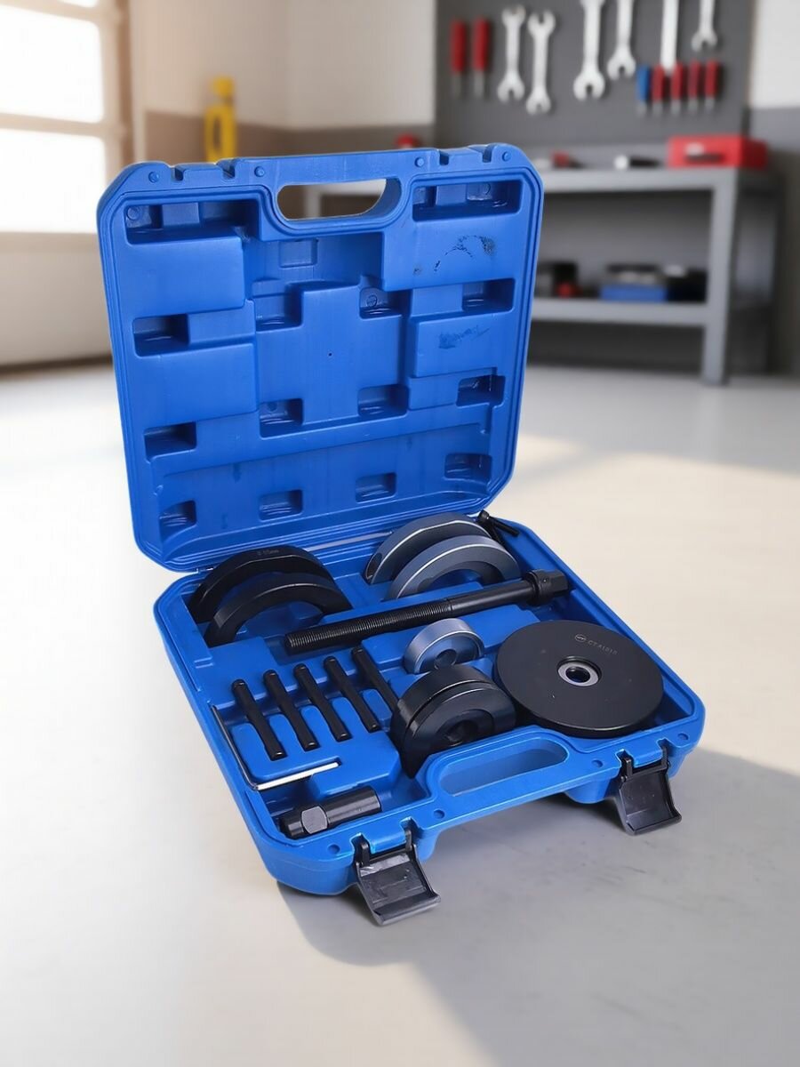 Съемник подшипников Car-tool, для VW T5, хромованадиевая сталь, черный, серебряный